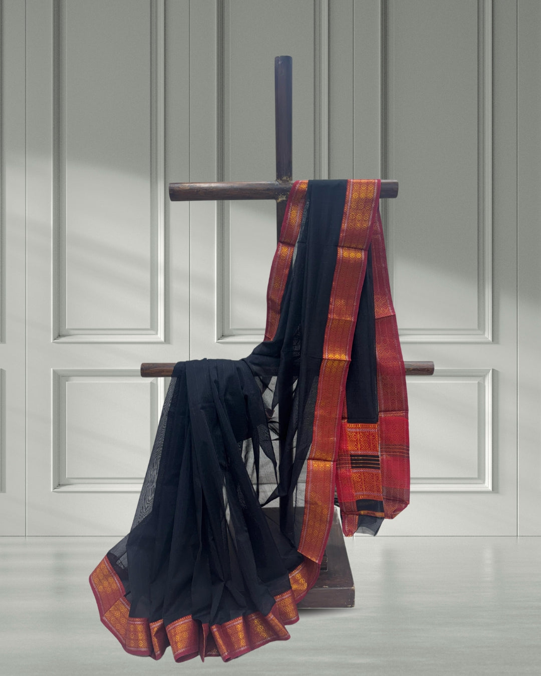 Indori Black – Ingale Saree House